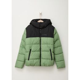 s.Oliver JUNIOR Outdoorjacke mit Kapuze mit Kapuze light khaki M (146/152) M (146/152) Jacke von s.Oliver JUNIOR