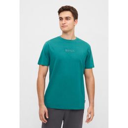 Bench. Kurzarmshirt &raquo;RISLEY&laquo; DK GREEN 54 54 Basic Shirt von Bench