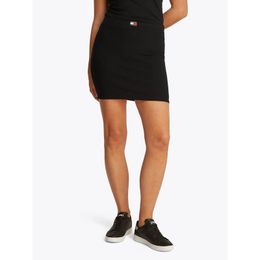 Tommy Jeans Jerseyrock »TJW RIB BADGE BODYCON SKIRT« mit Logo-Badge, Rippware Black XL (42) XL (42) Bodycon Rock von Tommy Jeans