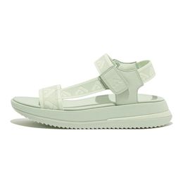 fitflop Sandale »SURFF WEBBING BACK«, Sommerschuh, Sandalette, Keilabsatz, mit Microwobbleboard - Fußbett mint 36 36 Trendige Sandale für den Sommer