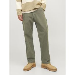 Jack & Jones JACK & JONES Cargohose »JPSTEDDIE CARPENTER PANTS NOOS« Dusty Olive 30 - Länge 30 Länge 30 30 Moderne 5 Pocket von Jack & Jones