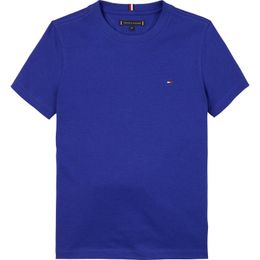 Tommy Hilfiger T-Shirt »ESSENTIAL COTTON TEE S/S« mit Logostickerei Wedge Blue 7 (122) 7 (122) T-Shirt von Tommy Hilfiger