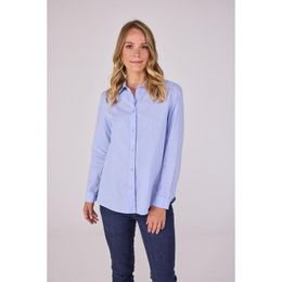 LIEBLINGSSTÜCK LIEBLINGSSTÜCK Klassische Bluse »OceanaL« aus reiner Baumwolle true blue 4XL 4XL Schöne Bluse mit Streifen von Lieblingsstück