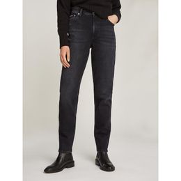 Calvin Klein Jeans Mom-Jeans »MOM JEAN« im 5-Pocket-Style Denim Black 25 - Länge 30 Länge 30 25 Mom-Jeans mit geradem Schnitt, schmaler werdend zum...