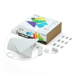 NANOLEAF Rhythm Starter Kit Wandleuchte 9er-Pack LED Wei&szlig;, 1-flammig, Fernbedienung, Farbwechsler
