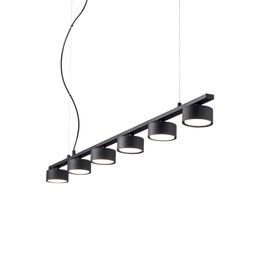 Ideal Lux Ideallux MINOR Pendelleuchte Schwarz, 6-flammig