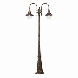 Ideal Lux CIMA Wegeleuchte Gold, Schwarz, 2-flammig