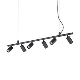Ideal Lux Ideallux DYNAMITE Pendelleuchte Schwarz, 6-flammig