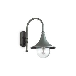 Ideal Lux Ideallux CIMA Außenwandleuchte Grau, 1-flammig