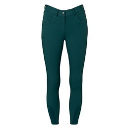 RIDE now Grip-Vollbesatz-Reithose blau/gr&uuml;n Damen 40