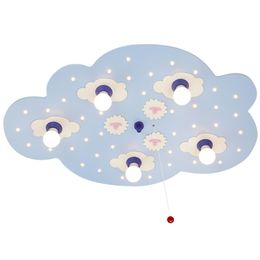Elobra SCH&Auml;FCHENWOLKE Deckenleuchte Blau, 5-flammig