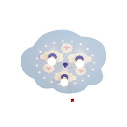 Elobra SCH&Auml;FCHENWOLKE Deckenleuchte Blau, 3-flammig