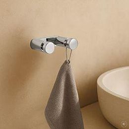 AquaCraft 200 Doppelhandtuchhaken 20040002-00 3 cm, chrom