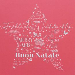ratioform St&uuml;lpdeckelkarton Motiv International Christmas Star, VE 25 Stk, Innenma&szlig;e 305 x 215 x 150 mm, rot