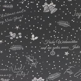 ratioform Versandkarton Motiv Christmas Allover, VE 20 Stk, Innenma&szlig;e 350 x 315 x 170 mm, anthrazit