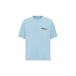 Dickies T-Shirt 'Slayden' Herren Gr&ouml;&szlig;e XS hellblau / braun