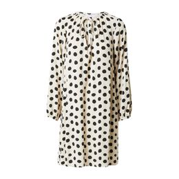 Compania Fantastica Kleid Damen Gr&ouml;&szlig;e 36 creme / schwarz Sommerkleid