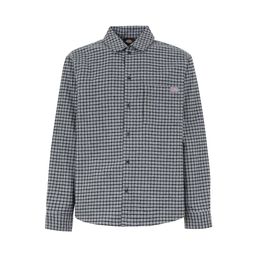 Dickies Hemd 'Hendersonville' Herren Gr&ouml;&szlig;e XL grau / schwarz / wei&szlig;