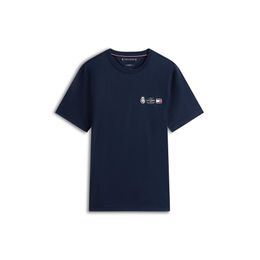 Tommy Hilfiger T-Shirt Herren Gr&ouml;&szlig;e S navy / rot / wei&szlig;