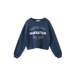 Mango Kids Shirt M&auml;dchen Gr&ouml;&szlig;e 116 marine / wei&szlig;