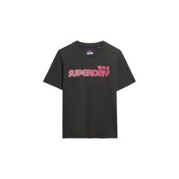 Superdry & Co T-Shirt Damen Gr&ouml;&szlig;e XXL rosa / schwarz