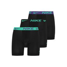 NIKE Underwear Boxershorts Herren Größe L hellgrün / lila / schwarz