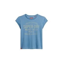 Superdry Shirt female Blue size 34