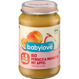 Früchte Pfirsich & Maracuja mit Apfel ab dem 5. Monat babylove
