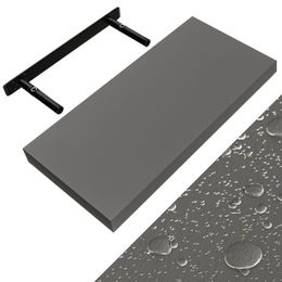 Casaria Wandregal Schweberegal 50cm Grau + Halterung
