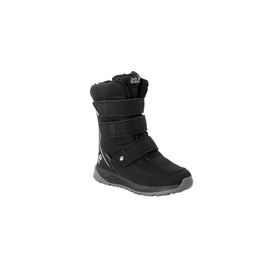 Winterstiefel Jack Wolfskin "POLAR BOOT TEXAPORE HIGH VC K", M&auml;dchen, Gr. 33, schwarz (schwarz, grau), Schuhe Winterstiefel, Snowboots, Winterstiefel, Winterschuhe, wasserdicht & gef&uuml;ttert