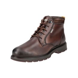 Schnürstiefelette Pikolinos "Pikolinos Stiefelette Leder", Herren, Gr. 44, dunkelbraun, Leder, Schuhe