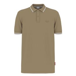 JOOP! Poloshirt JOOP JEANS "Agnello", Herren, Gr. L, grün (pastel grün), Jersey, Obermaterial: 95% Baumwolle, 5% Elasthan, clean, unifarben, regular fit normal, Rundhals, eingesetzt angesetztes Bündchen kontrastfarben, Shirts, mit Streifen