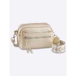 Heine Witt Damen Tasche, goldfarben, Gr&ouml;&szlig;e 0