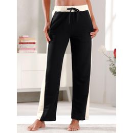 WITT Damen Hose, schwarz-ecru, Gr&ouml;&szlig;e 40/42