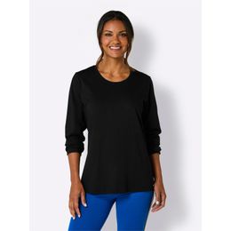 feel good Damen Shirt, schwarz, Gr&ouml;&szlig;e 44/46