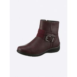 airsoft modern+ Damen Stiefelette mit Warmfutter, bordeaux, Gr&ouml;&szlig;e 37