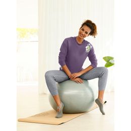 Catamaran Sports Damen Sweatshirt mit platziertem Blumendruck, feige, Gr&ouml;&szlig;e 36/38