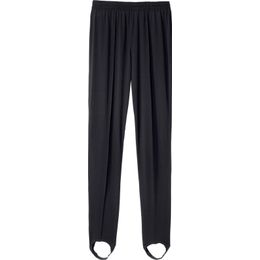 WITT Damen B&uuml;gelfaltenhose mit Steg, schwarz, Gr&ouml;&szlig;e 21