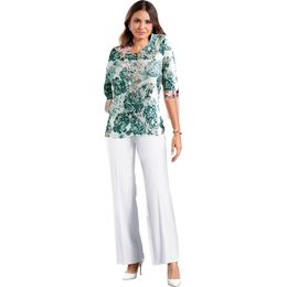 WITT Damen Hose mit weitem Bein, wei&szlig;, Gr&ouml;&szlig;e 19