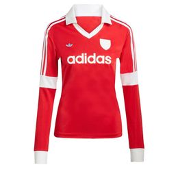 adidas originals Shirt 'Graphic Football Long Sleeve' female Red size M