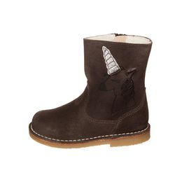 kmins Leder-Winterboots in Dunkelbraun - 71% | Gr&ouml;&szlig;e 25 | Kinderstiefel