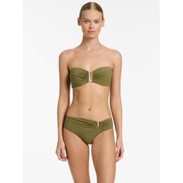 Jets Bikini-Oberteil in Khaki - 65% | Gr&ouml;&szlig;e S | Damen-bademode
