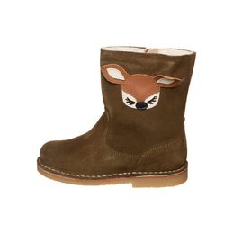 kmins Leder-Winterboots in Khaki - 61% | Gr&ouml;&szlig;e 35 | Kinderstiefel