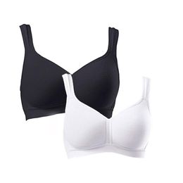 Petite Fleur Bra female Black, White size 75