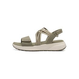 Tamaris Sandalen in Khaki - 56% | Größe 38 | Damen-sandalen