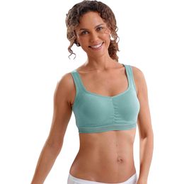 w&auml;schepur Damen Bustier marine + salbei, Gr&ouml;&szlig;e 40/42