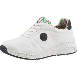 Rieker Damen Sneaker mit Wechselfu&szlig;bett wei&szlig;, Gr&ouml;&szlig;e 39