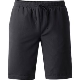 Herren Sporthose aus leichter Microfaser-Qualit&auml;t schwarz-wei&szlig;, Gr&ouml;&szlig;e 56