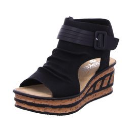 Rieker Sandals female Black size 38