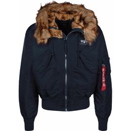 Alpha Industries Winter Jacket '45P' male Blue size XXL